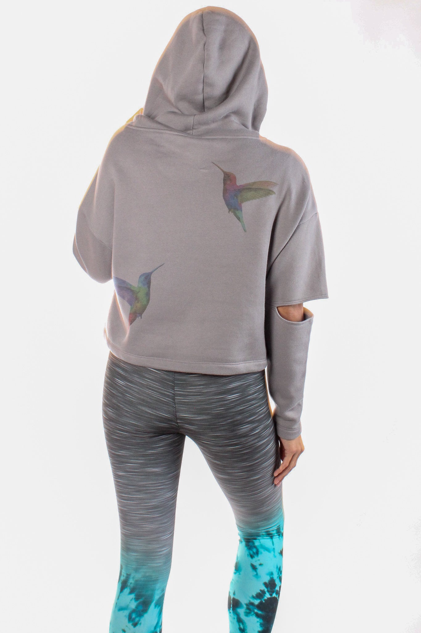 Ocean Striated High Compression Tie Dye Legging - Third Eye Threads